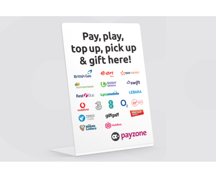 POS material | Payzone